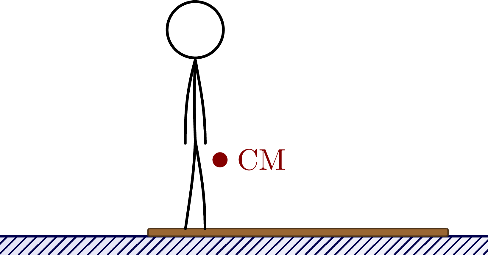 Walking on a plank on ice – TikZ.net