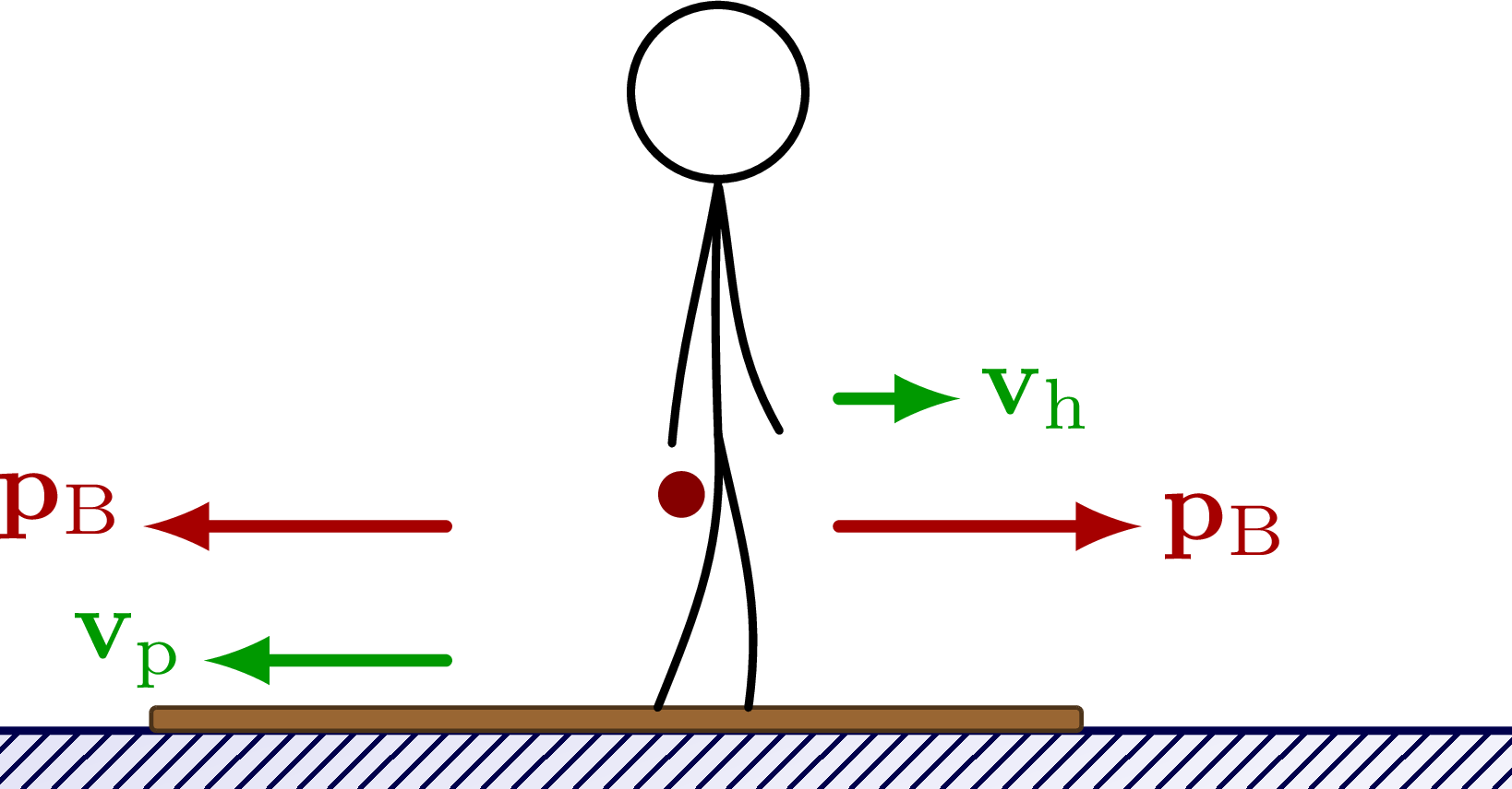 Walking on a plank on ice – TikZ.net