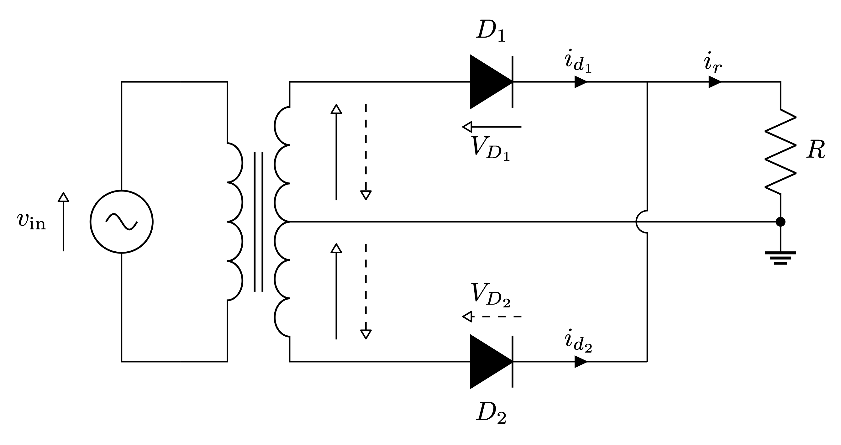 Simple Diode Circuit – TikZ.net