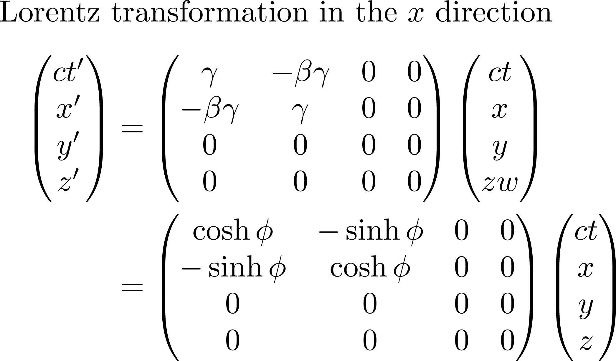 Minkowski diagrams & Lorentz transformations – TikZ.net