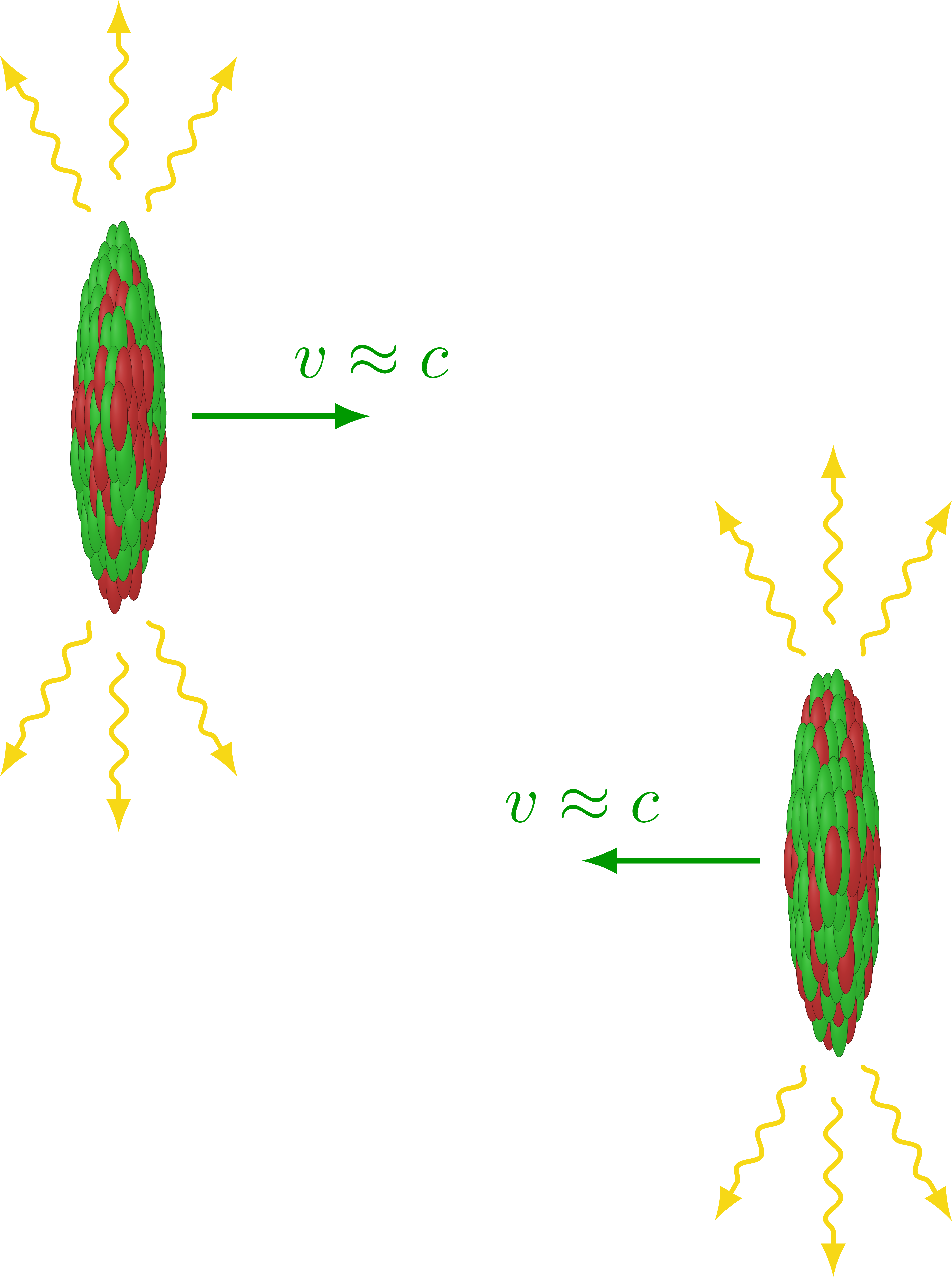 Lead nucleus & Pb-Pb collisions – TikZ.net